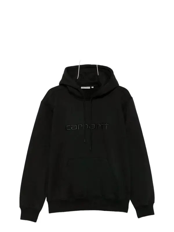Carhartt Work In Progress Embroidered Logo Hoodie - Black