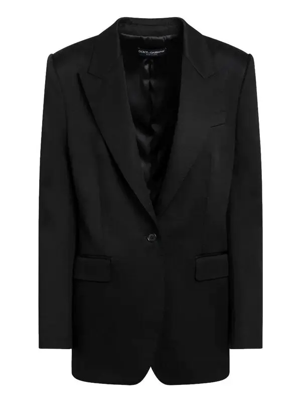 Dolce & Gabbana Single-breasted Peak-lapel Blazer - Black