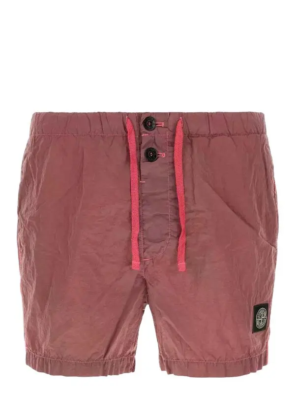 Stone Island Nylon Metal Swim Shorts - Pink