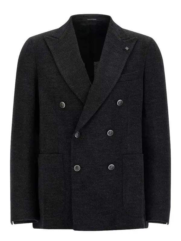 Tagliatore Montecarlo Double-breasted Blazer - Grey