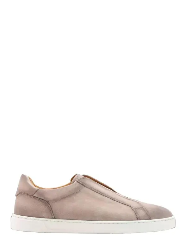 Magnanni Suede Slip-on Sneakers - Neutrals