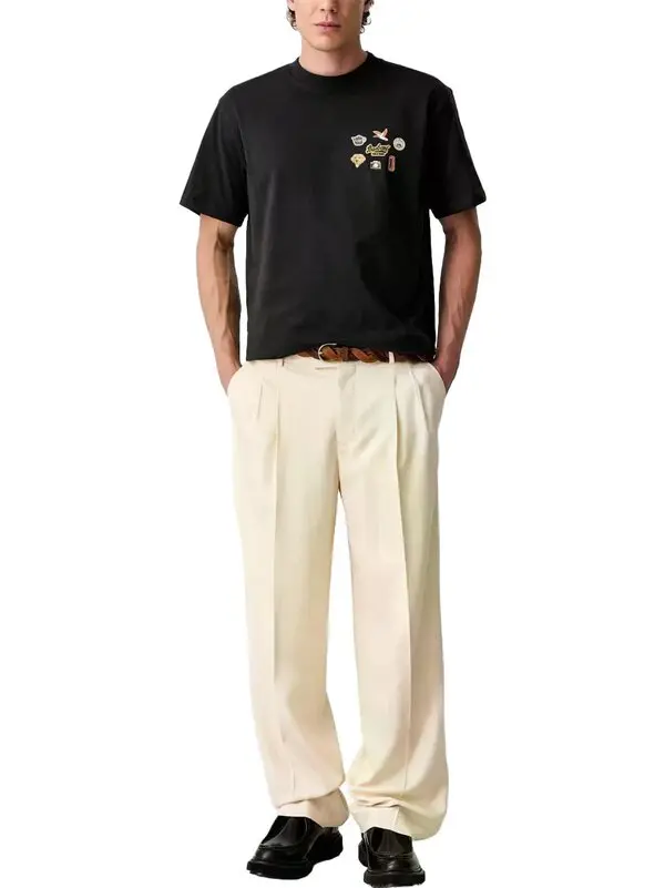 Barbour Pin Badge Graphic-print T-shirt - Black