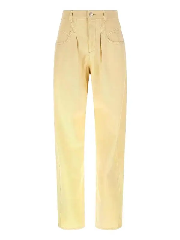 Isabel Marant Étoile Lisha Barrel Leg Jeans - Neutrals