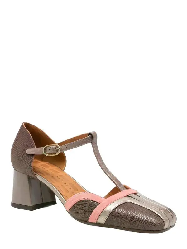 Chie Mihara Volai T-bar Pumps - Brown
