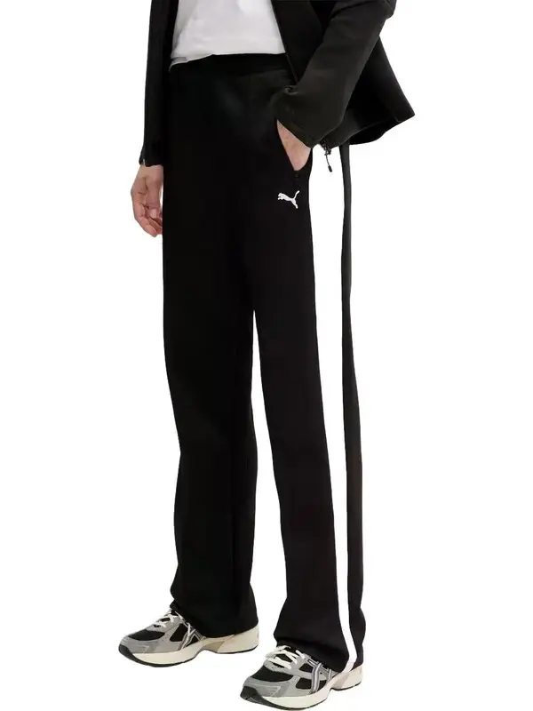 PUMA T7 Side-stripe Track Pants - Black