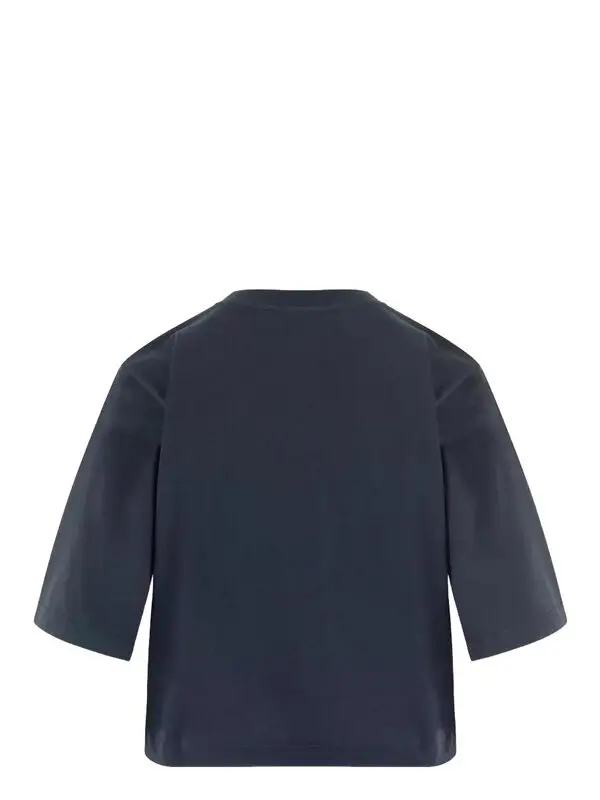 Pinko Graphic Print Cotton T-shirt - Grey