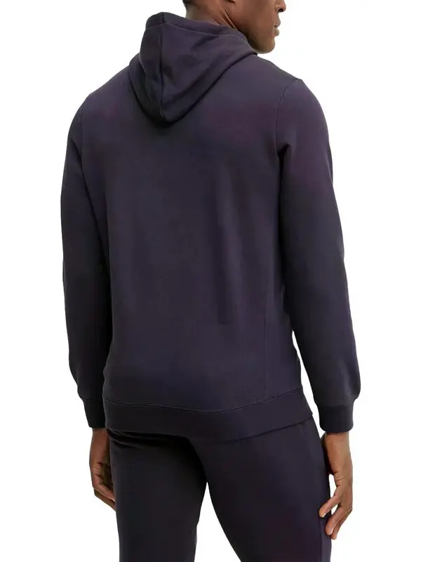 PUMA Logo-print Drawstring Hoodie - Blue
