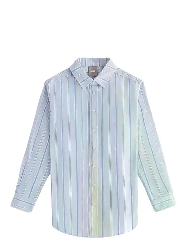 Kith Striped Button-up Shirt - Blue