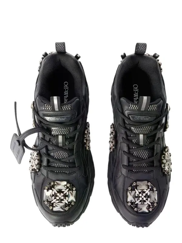 Off-White Be Right Back Embellished Sneakers - Black