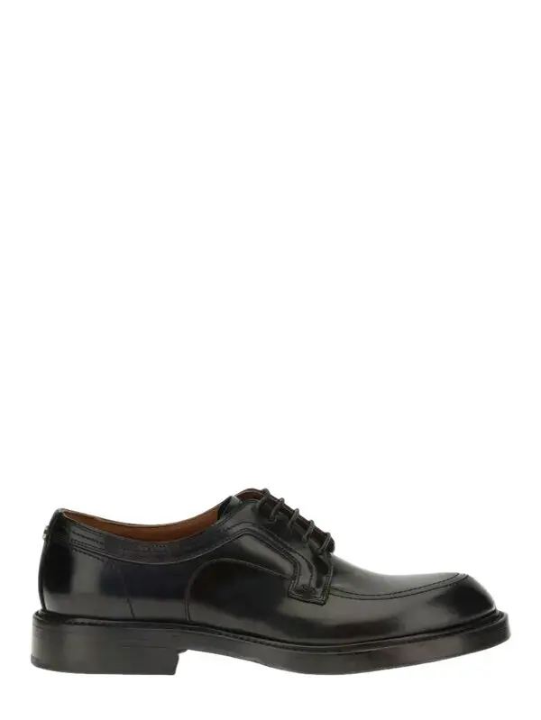 Dolce & Gabbana Calfskin Derby Shoes - Black