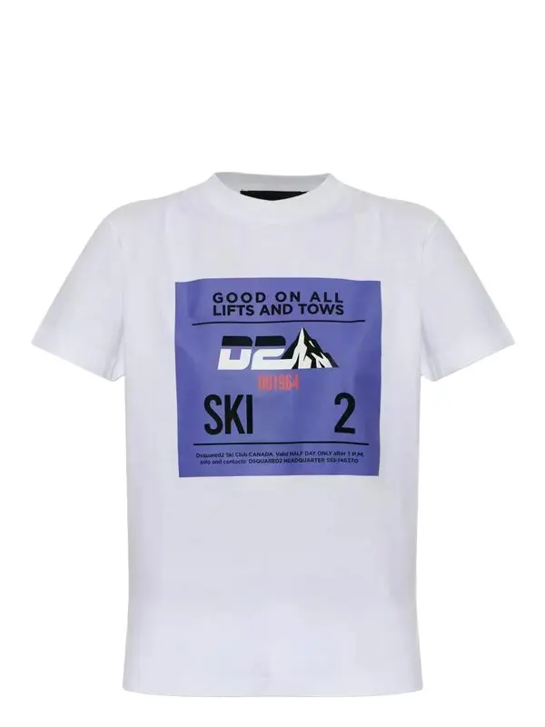 Dsquared2 Graphic Print T-shirt - White