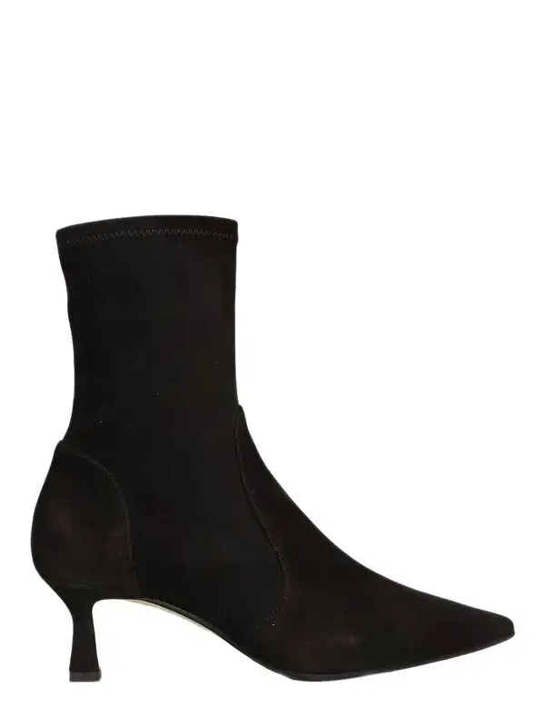 THE SELLER Pointed-toe Suede Boots - Brown