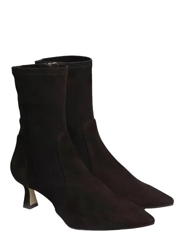 THE SELLER Pointed-toe Suede Boots - Brown