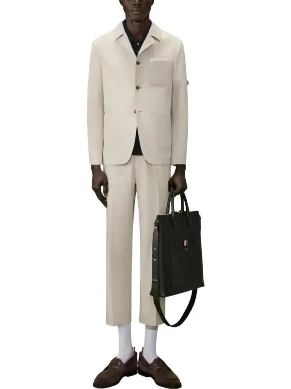 Thom Browne Patch-pocket Dinner Jacket - Neutrals