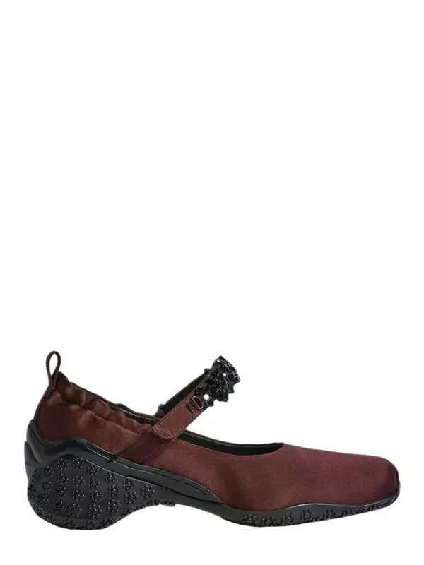 Simone Rocha Embellished Ballet Flats - Brown
