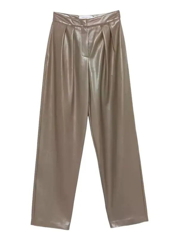 SIMONA CORSELLINI Pleated Trousers - Brown