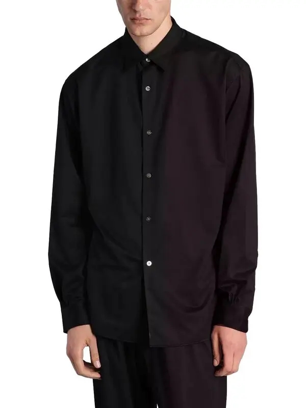 KANEMASA PHIL Button-fastening Shirt - Black