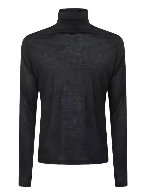 WOC Dax Roll-neck Sweater - Black