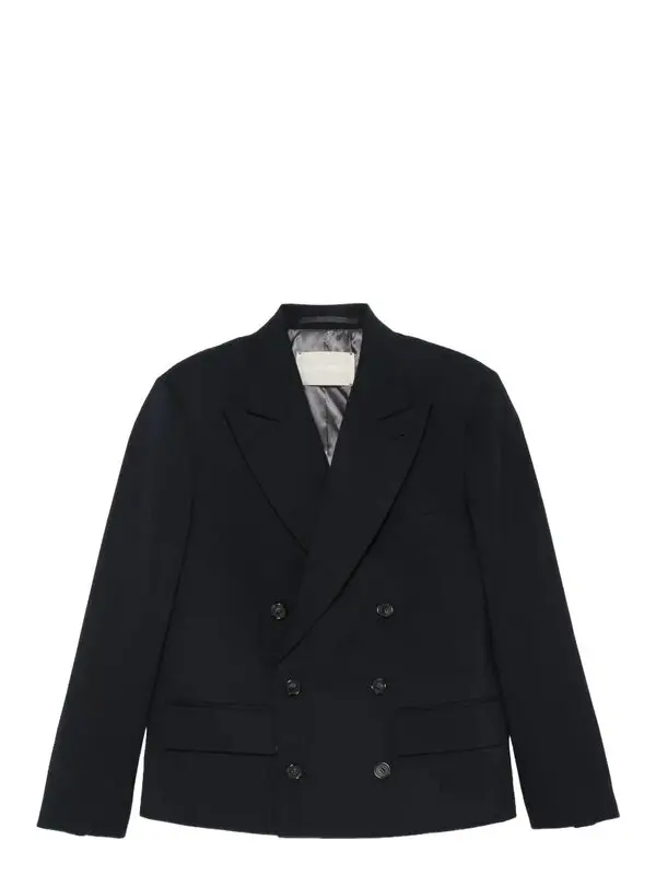 ADNYM Double-breasted Blazer - Blue