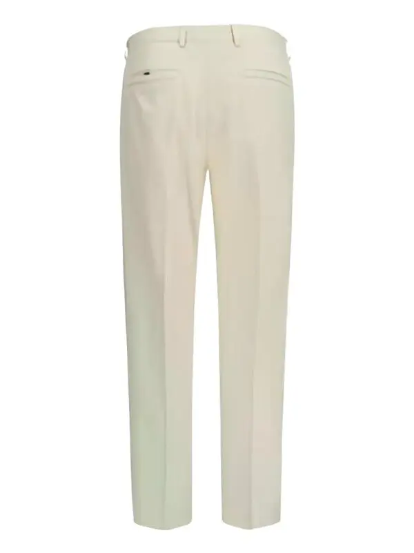 Zegna Pleated Straight-leg Trousers - Neutrals