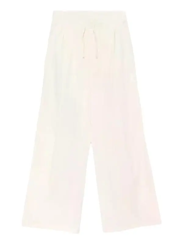 ADNYM Azul Wide-leg Trousers - White