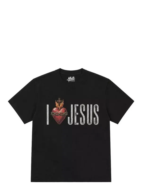 MELT Graphic-print T-shirt - Black