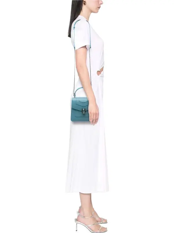 BVLGARI Serpenti Forever Top Handle Bag - Blue