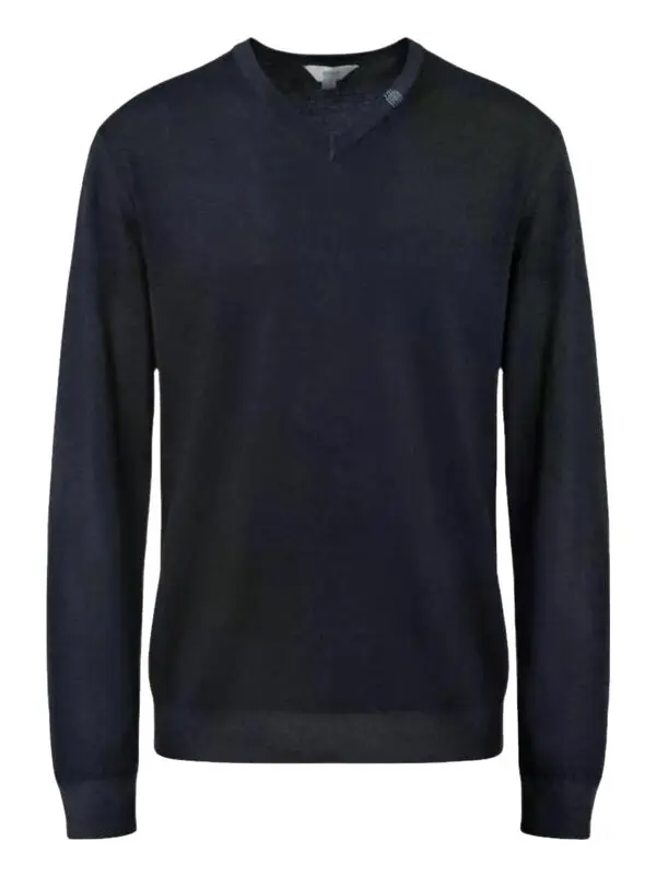 Malo Tavolozza Knitted Sweater - Blue