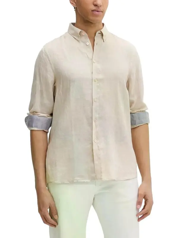Paul Smith Button-down Long-sleeve Shirt - Neutrals