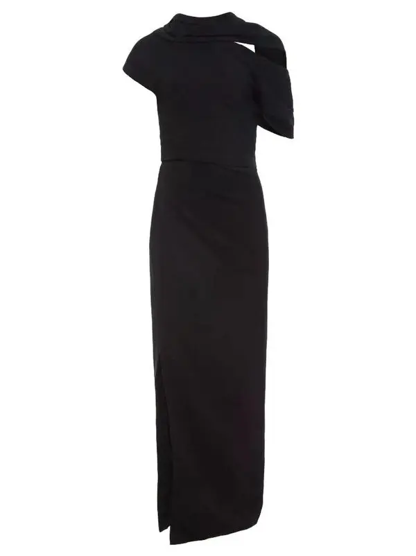 Monse Draped Cut-out Maxi Dress - Black