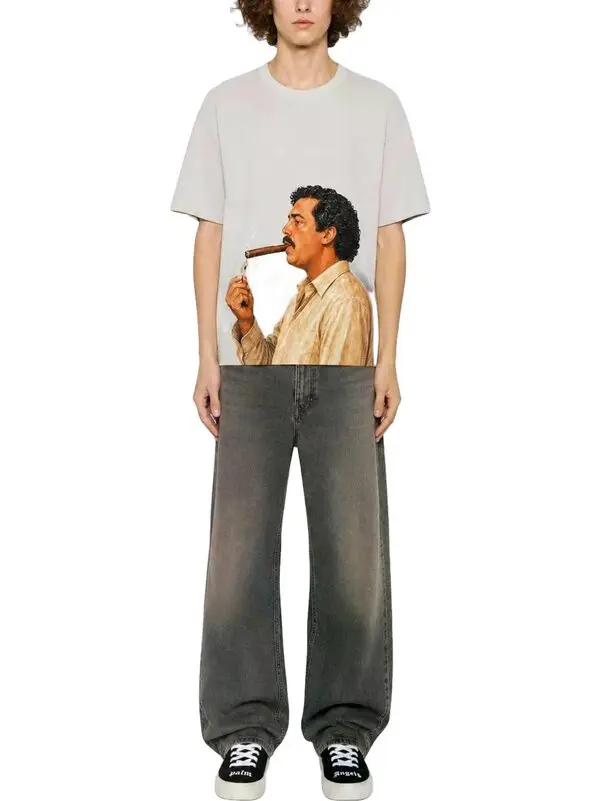 MELT Graphic-print T-shirt - Neutrals