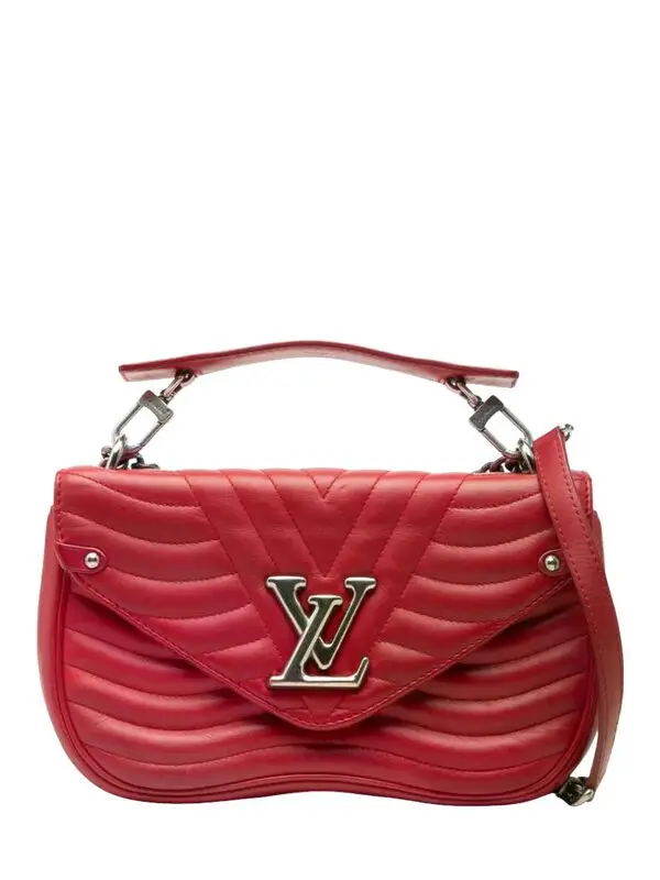 LOUIS VUITTON New Wave Chain Bag Mm Satchel - Red