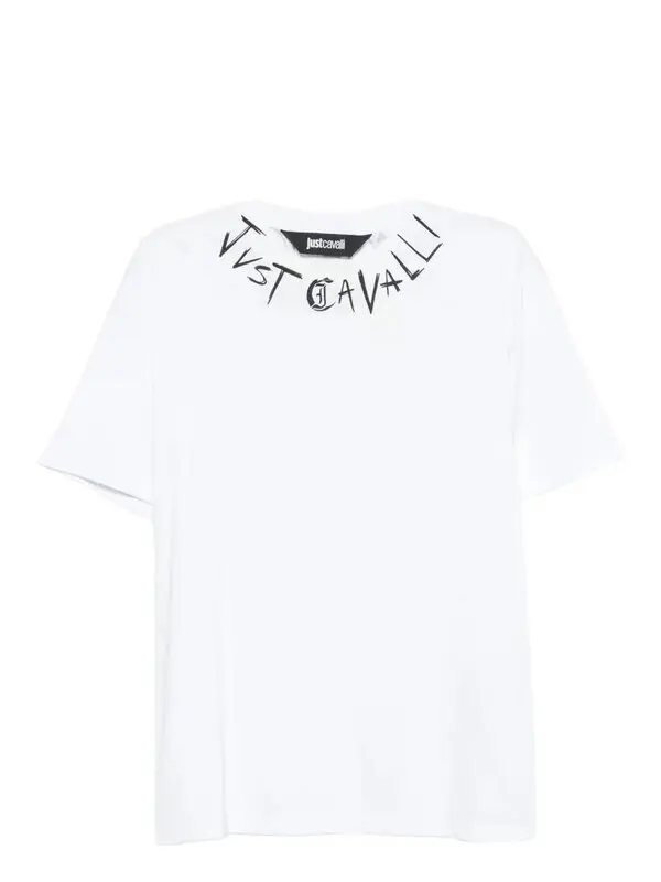 Just Cavalli Logo-print T-shirt - White