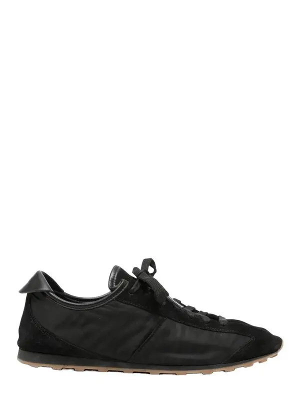 Jacquemus Suede-panel Lace-up Sneakers - Black