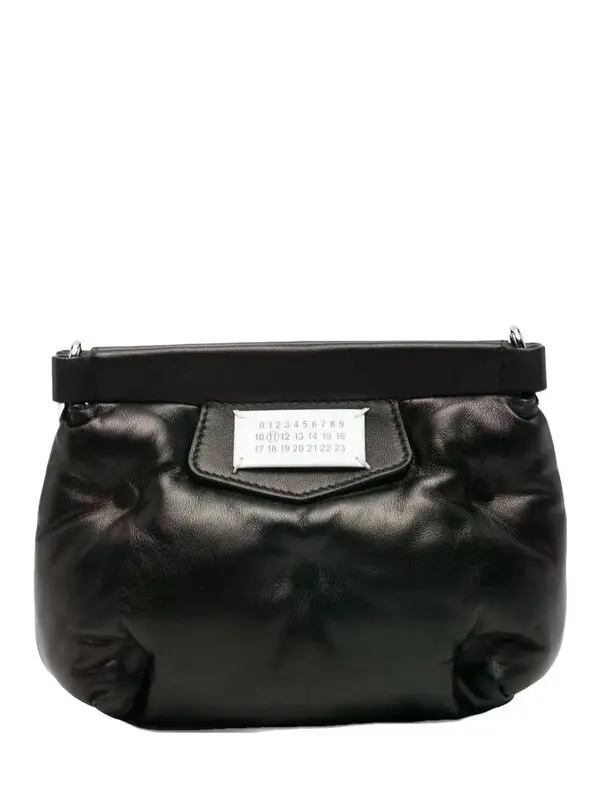 MAISON MARGIELA Quilted Leather Crossbody Bag - Black