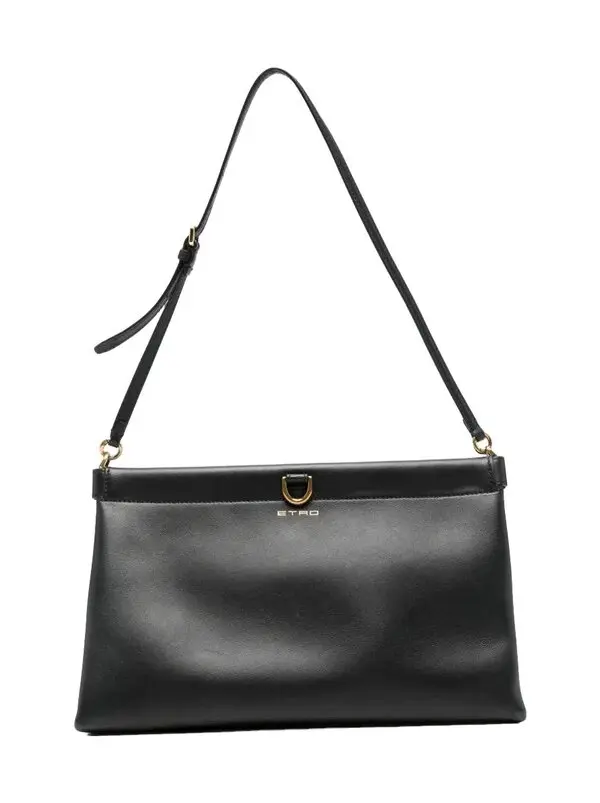Etro Leather Clutch Bag - Black