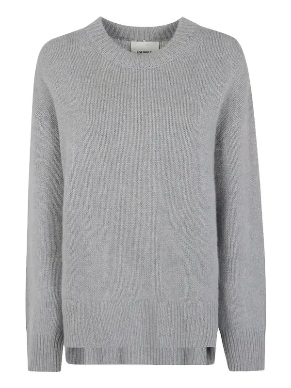 LISA YANG Noor Round-neck Cashmere Sweater - Grey