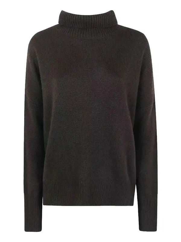 LISA YANG Heidi Cashmere Roll-neck Sweater - Brown