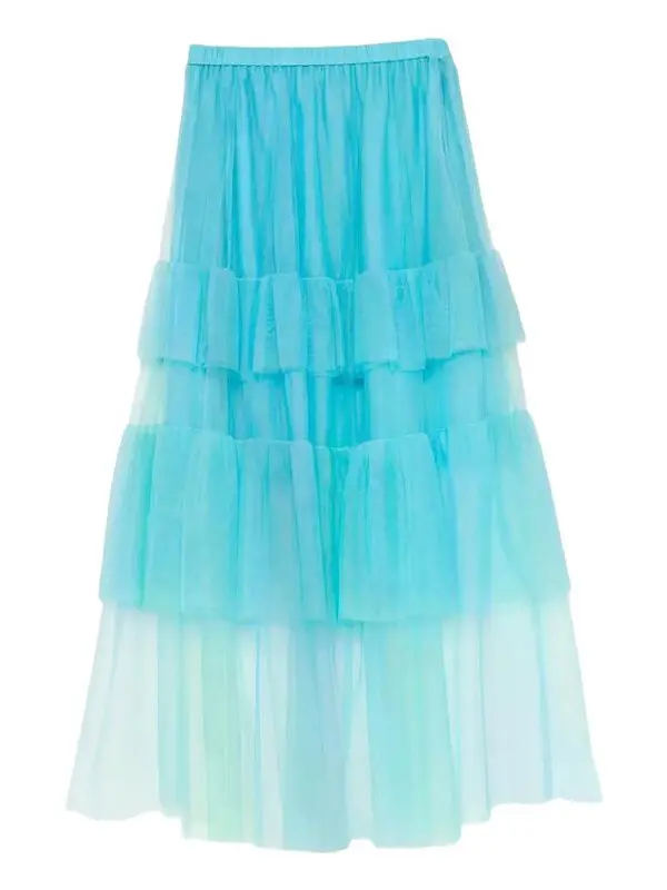 Cynthia Rowley Odette Tulle Skirt - Blue