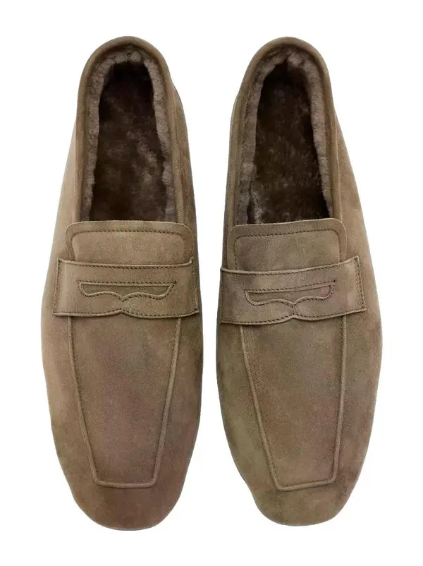 SOPHIQUE Essenziale Fur-lined Loafers - Neutrals