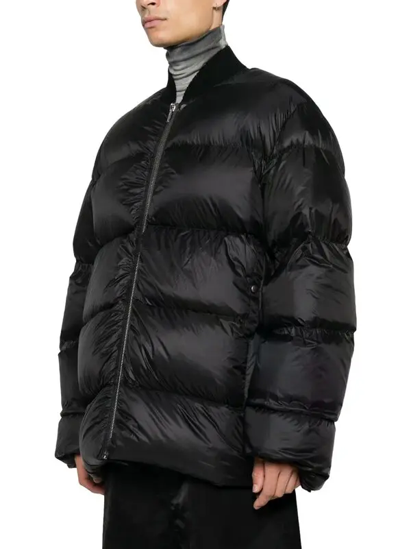 Rick Owens Classic Flight Quilted Jacket - Black
