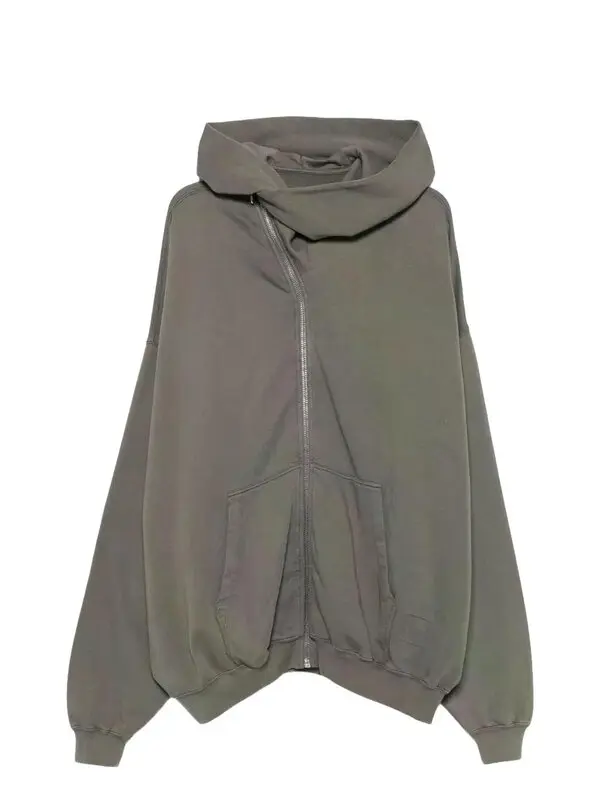 Rick Owens Mountain Hun Hoodie - Grey