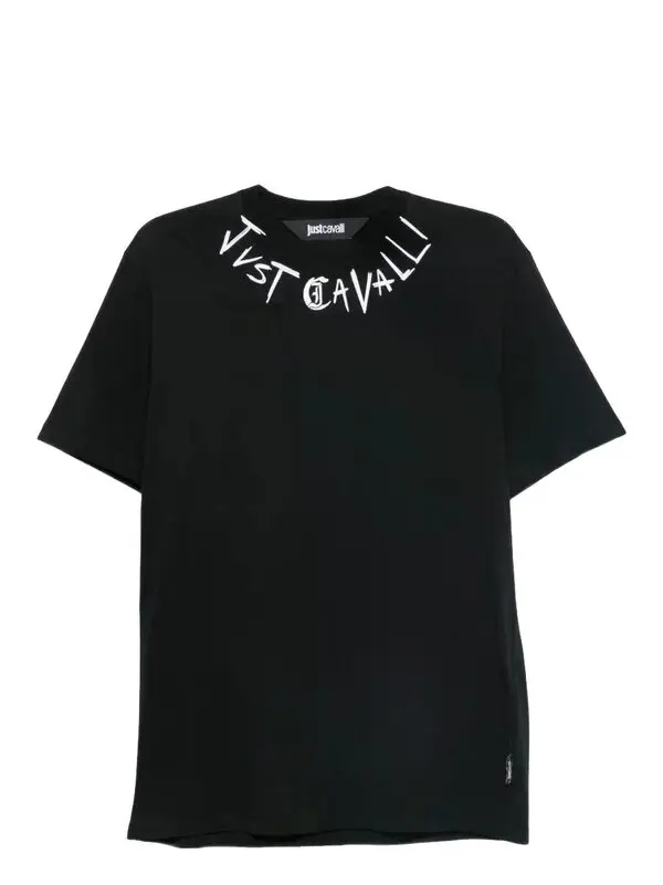 Just Cavalli Logo-print T-shirt - Black