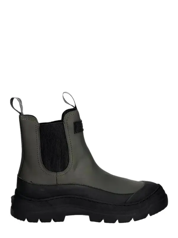 Barbour Chelsea Boots With Logo Patch Detailing - Green