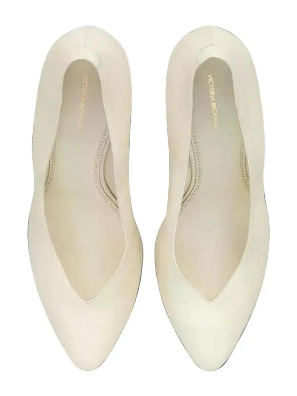 Victoria Beckham Maverick Leather Pumps - Neutrals