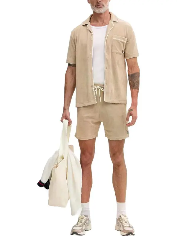 FILA Terry Cloth Shorts - Neutrals