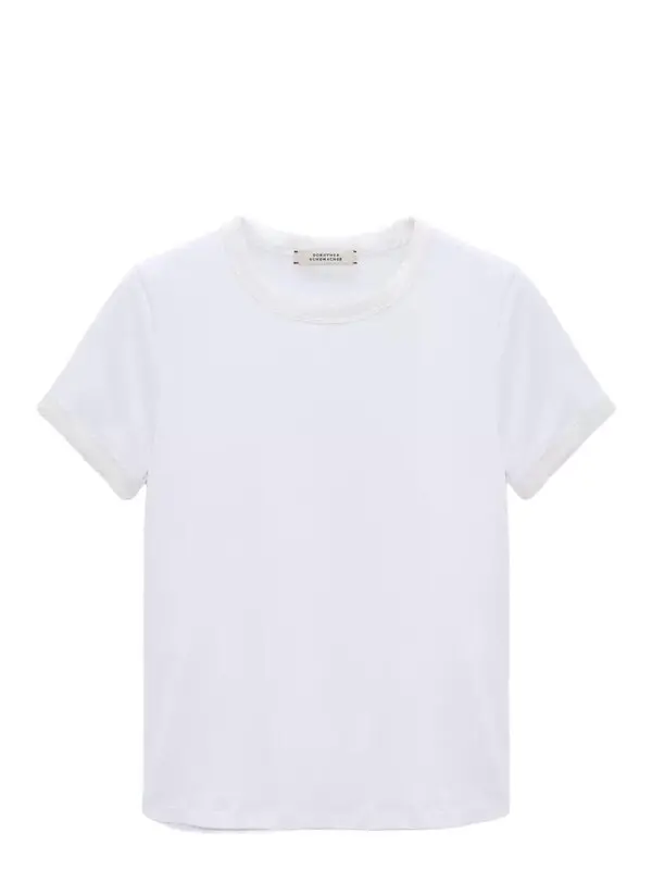 Dorothee Schumacher Scalloped Edge T-shirt - White