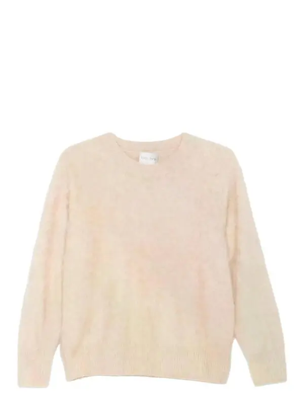 FORTE_FORTE Brushed Knit Crew Neck Sweater - Neutrals