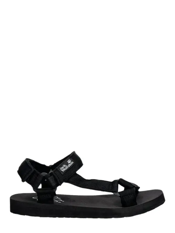 JACK WOLFSKIN Taiga Touch-strap Sandals - Black
