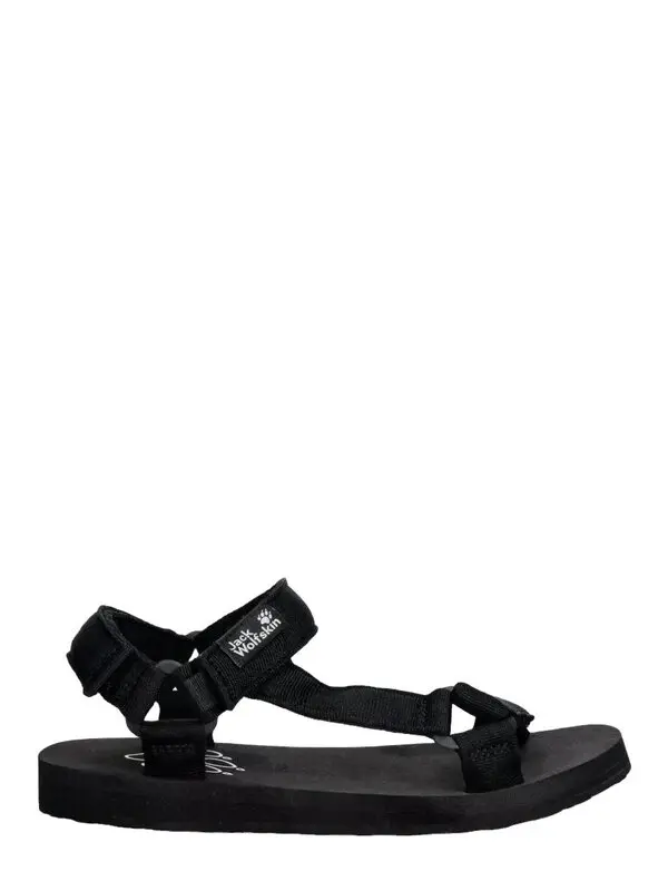 JACK WOLFSKIN Taiga Touch-strap Sandals - Black